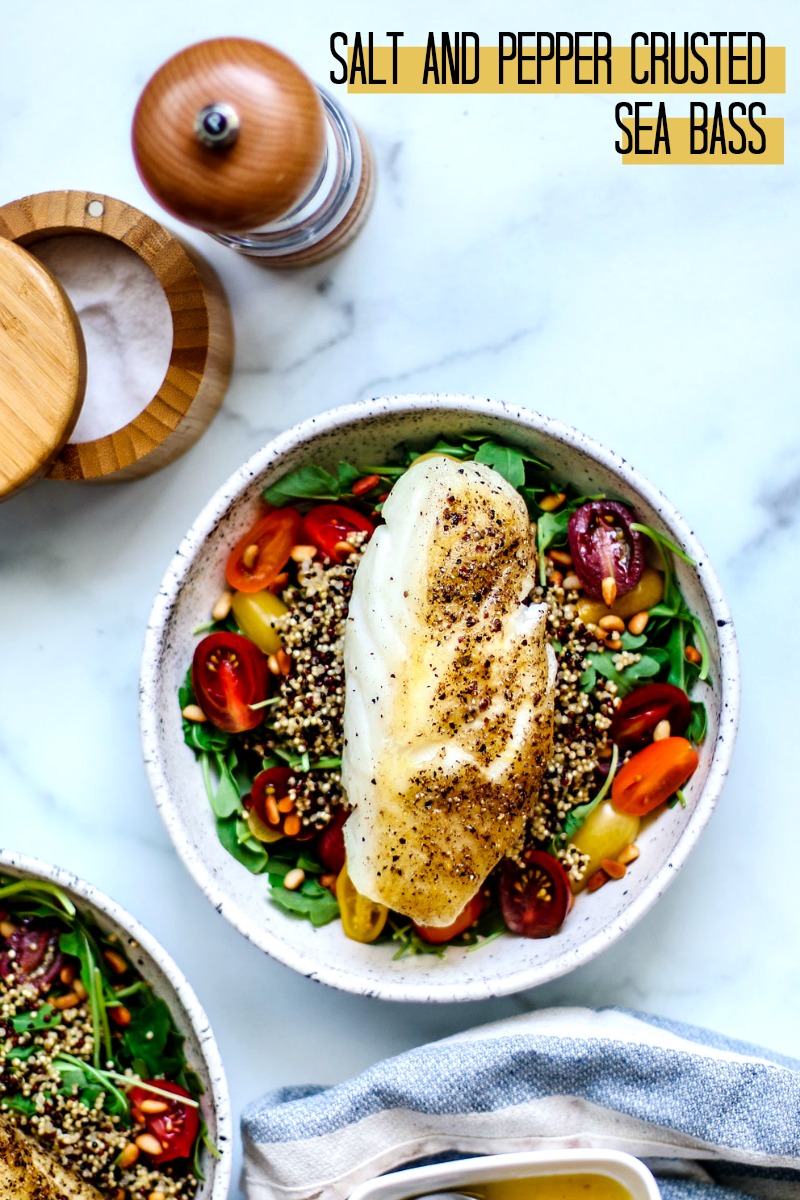 Salt and Pepper Crusted Chilean Sea Bass Recipe - Killing Thyme