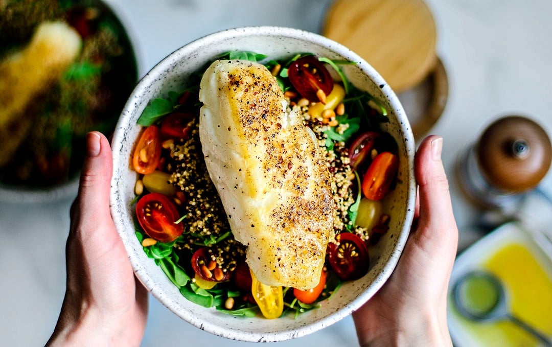 Salt and Pepper Crusted Chilean Sea Bass Recipe - Killing Thyme