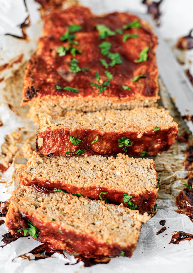 Easy Turkey Meatloaf With Oats - Killing Thyme