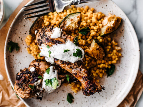 Grilled Marinated Chicken Drumsticks With Za'atar - Killing Thyme