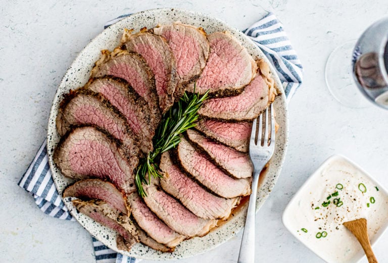 Salt and Pepper Crusted Roast Beef - Killing Thyme