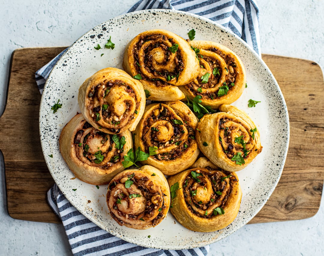 Greek Pinwheels with King Oscar Sardines - Killing Thyme