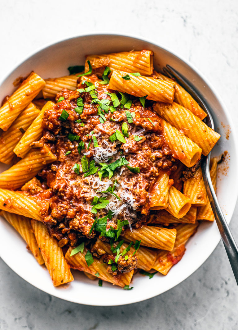 Instant Pot Bolognese Sauce with Turkey - Killing Thyme