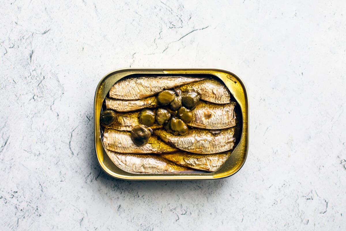 Quick Tomato Confit on Toasts with King Oscar Sardines - Killing Thyme