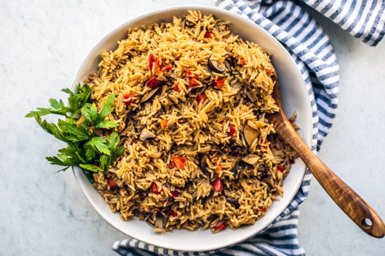 Simple Instant Pot Rice Pilaf - Killing Thyme