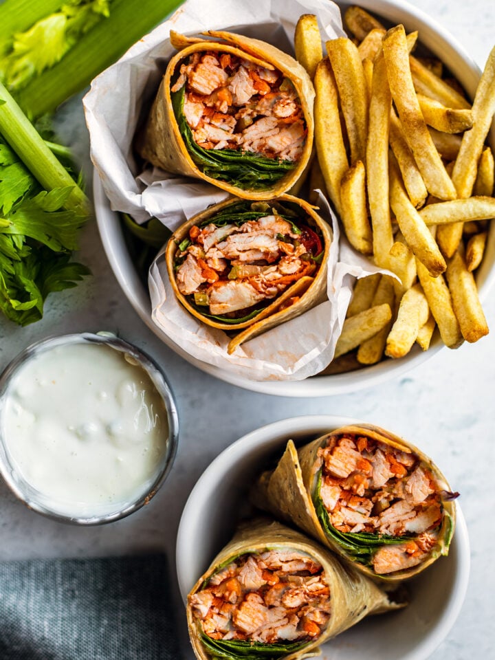 Buffalo Chicken Wrap - Killing Thyme