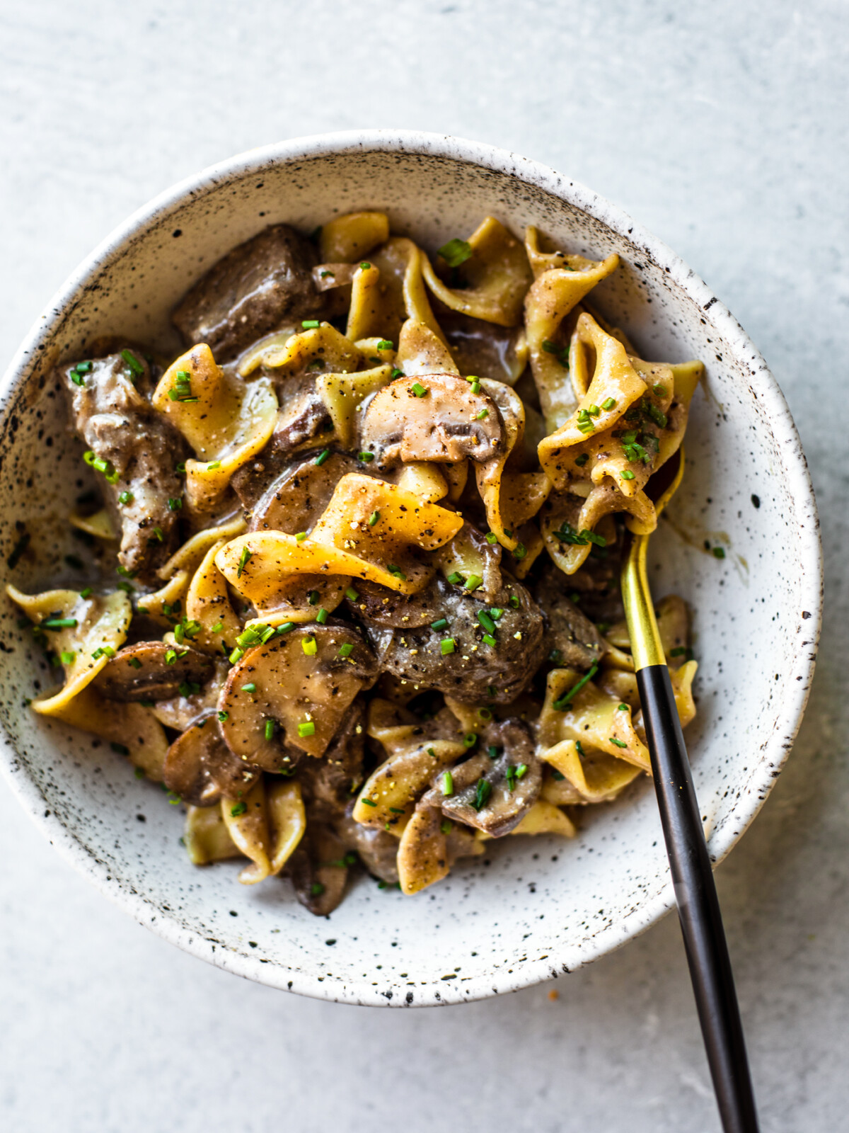 Easy Beef Stroganoff - Killing Thyme