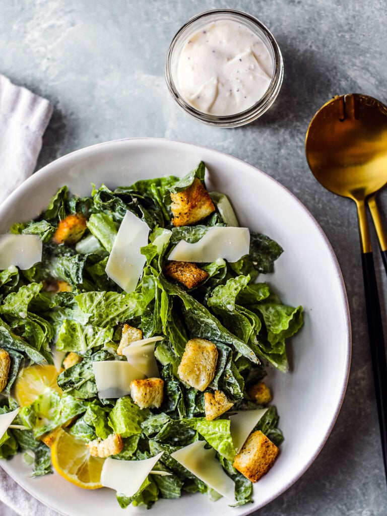 Homemade Caesar Dressing Recipe - Killing Thyme