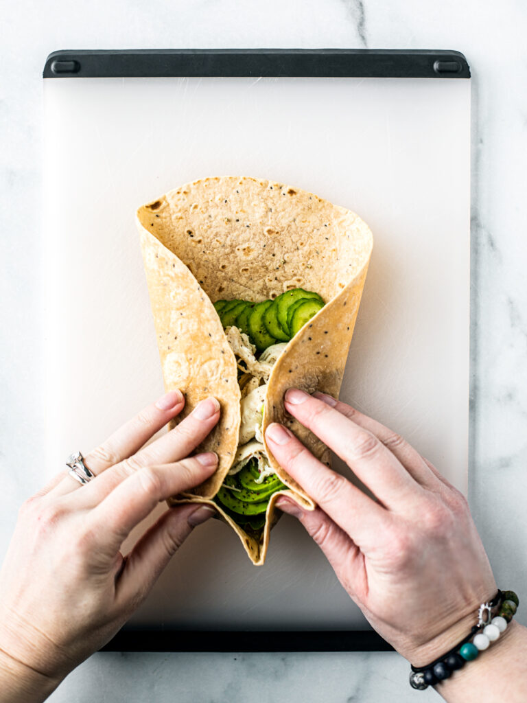 Green Goddess Chicken Wrap - Killing Thyme