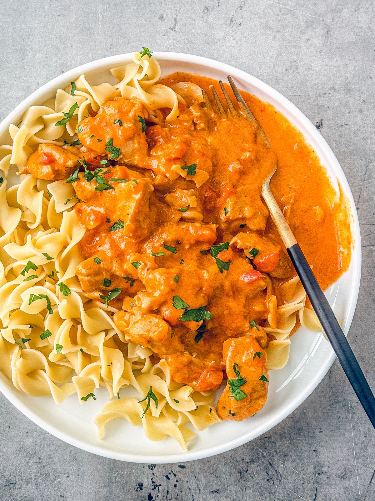 Easy Chicken Paprikash (Paprika Chicken) - Killing Thyme