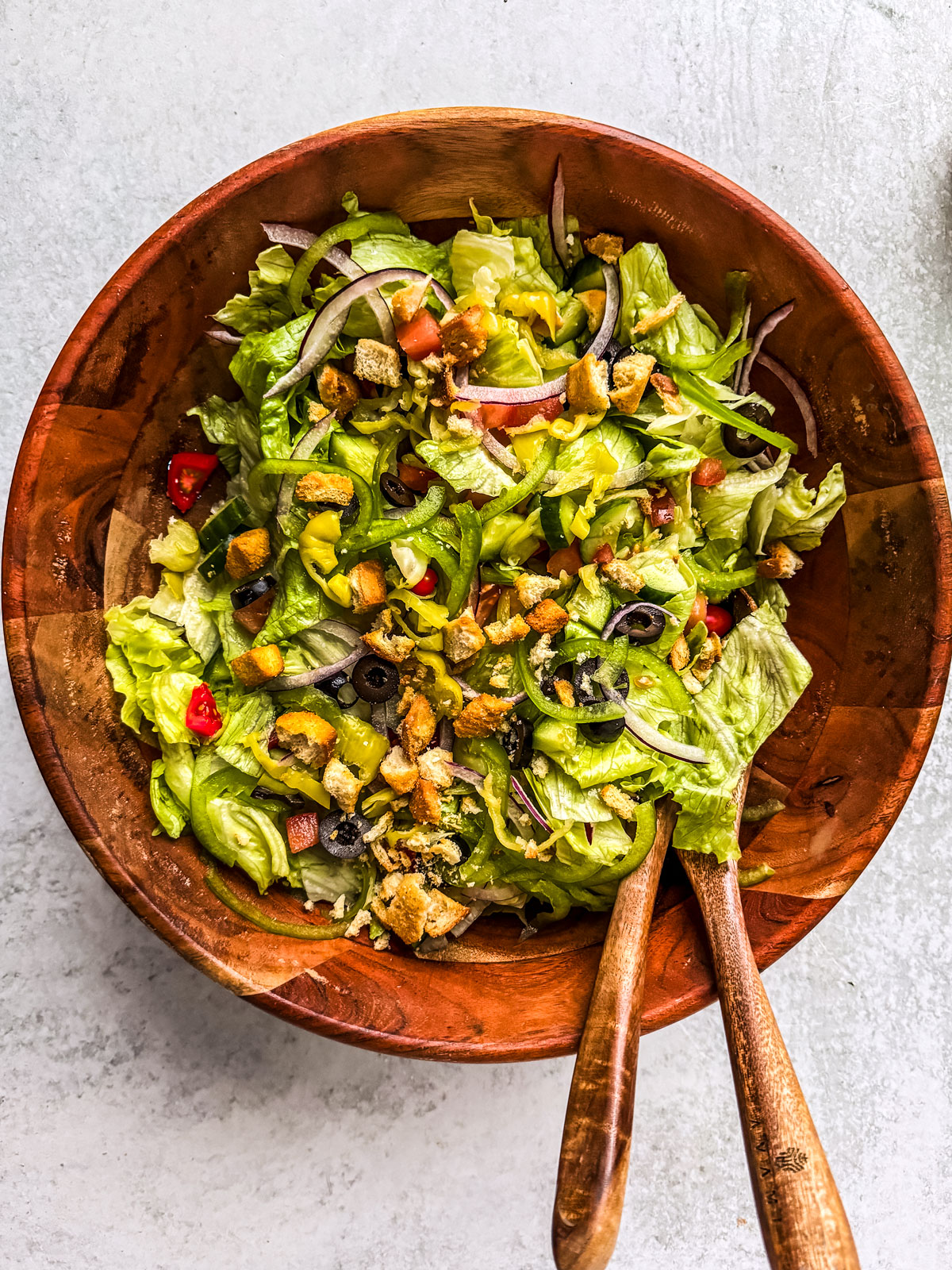 Best Side Salad for Pizza - Killing Thyme