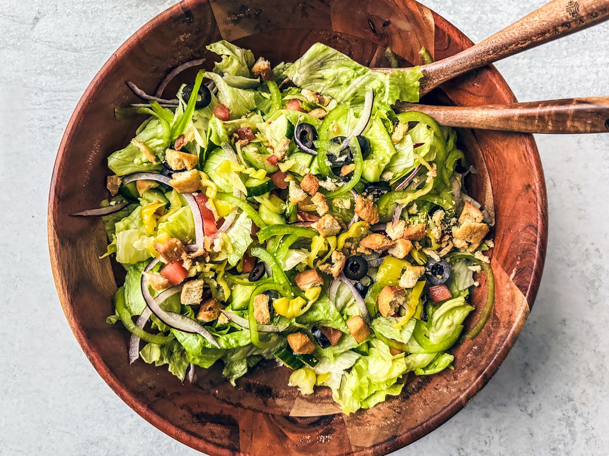 Best Side Salad for Pizza - Killing Thyme