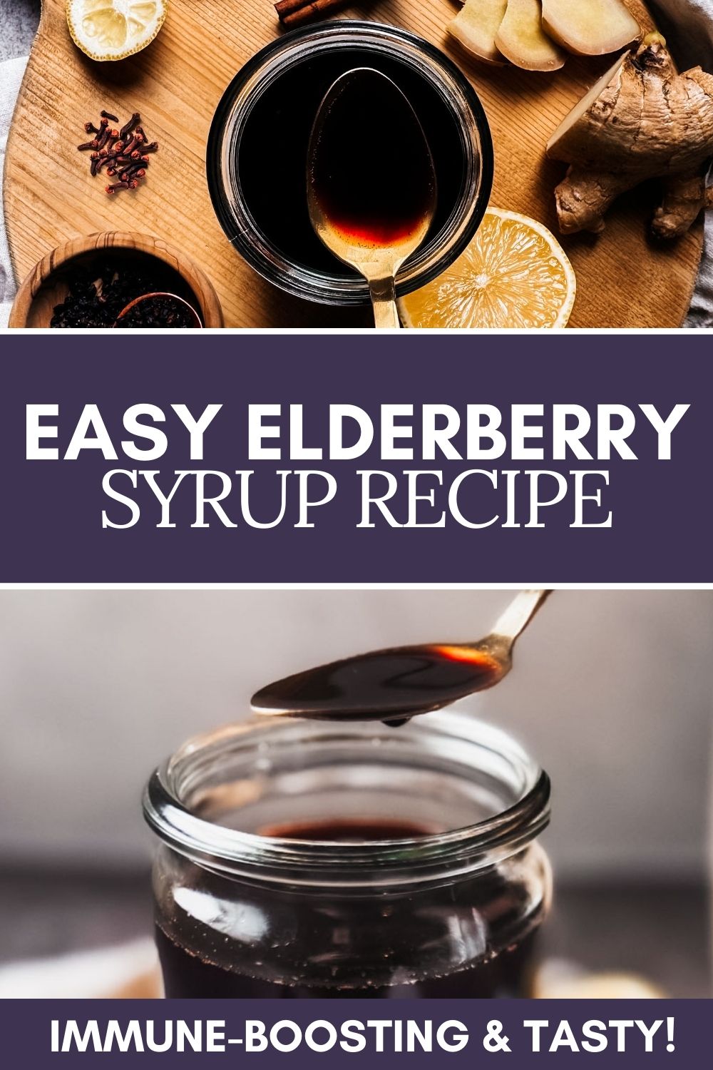 Easy Elderberry Syrup Recipe - Killing Thyme
